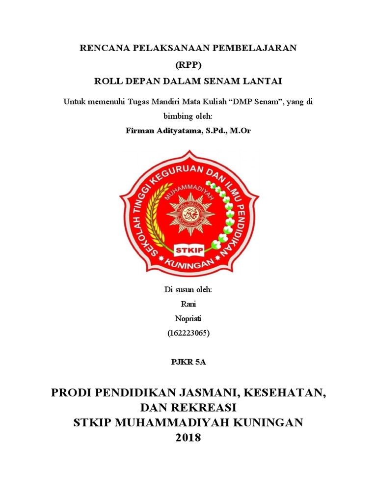 RPP Roll Depan | PDF