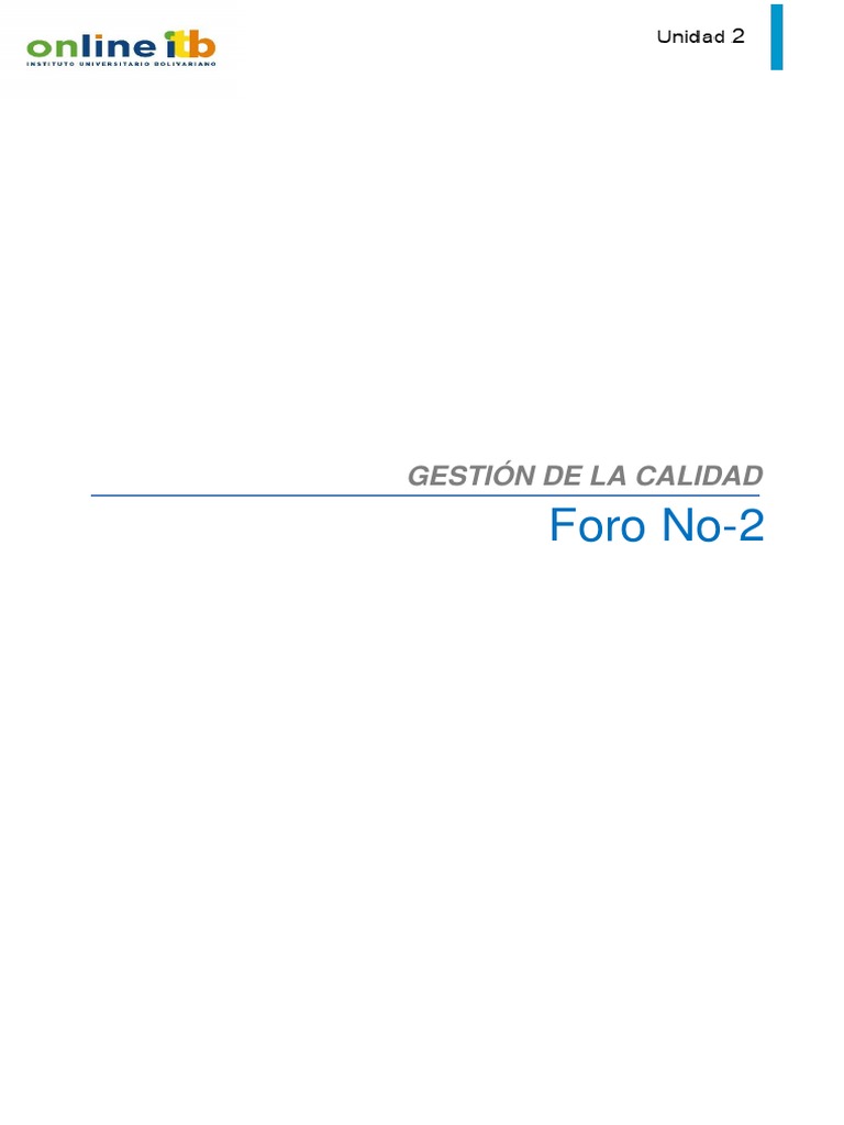 Orientaciones para El Foro # 2 | PDF