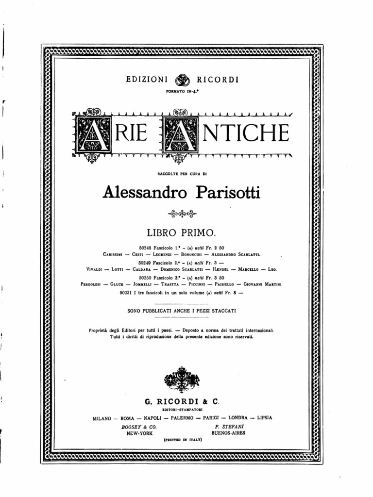 Arii Antice, Vol 1 | PDF