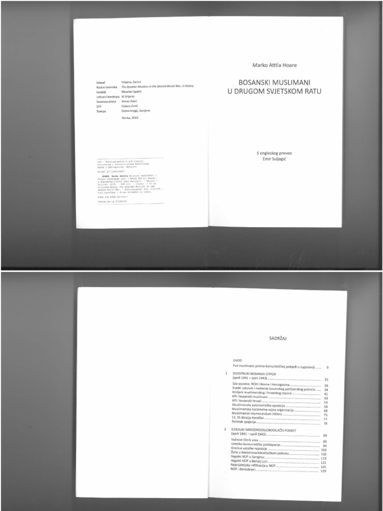 Bosanski Muslimani U 2. Svjetskom Ratu | PDF