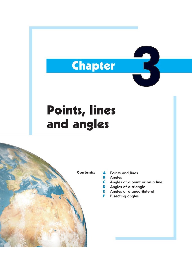 Ch3 Point, Angles, Lines | PDF