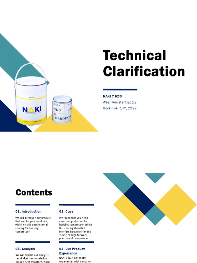NAKI Presentation Technical Clarification | PDF | Corrosion | Epoxy