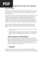 Questionnaire On Child Labour in India | PDF