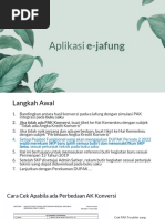 Panduan Penggunaan e-Jafung Perbendaharaan | PDF