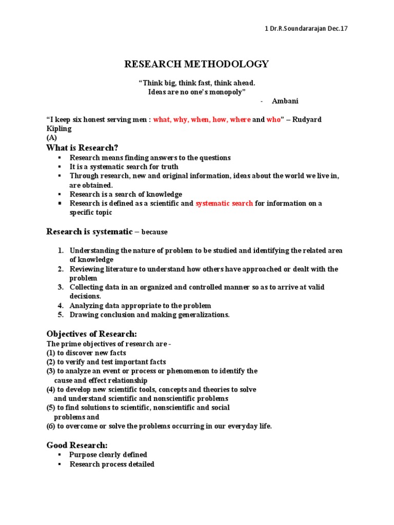 RESEARCH METHODOLOGY Notes | PDF | Primary Sources | Data