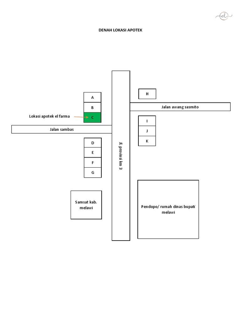 Denah Lokasi Apotek | PDF