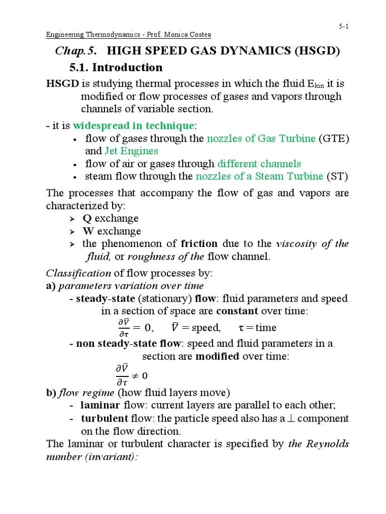 Lecture - 12 - High Speed Gas Dynamics | PDF | Fluid Dynamics | Nozzle