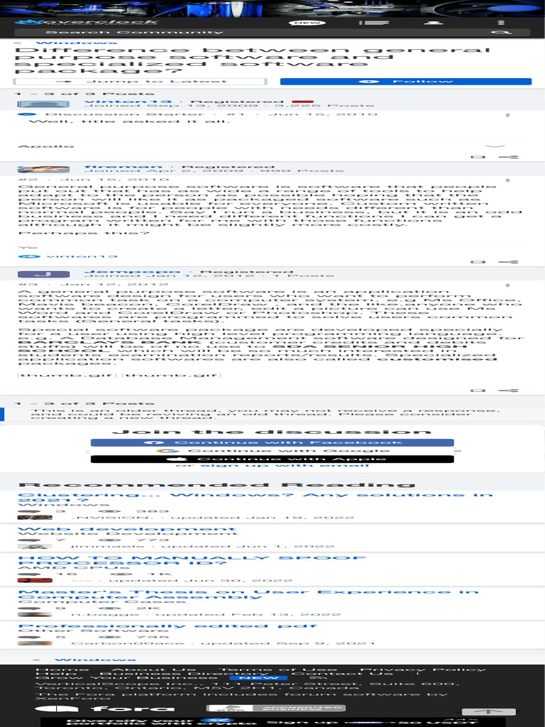 Difference Between General Purpose Software and Specialized Software ...