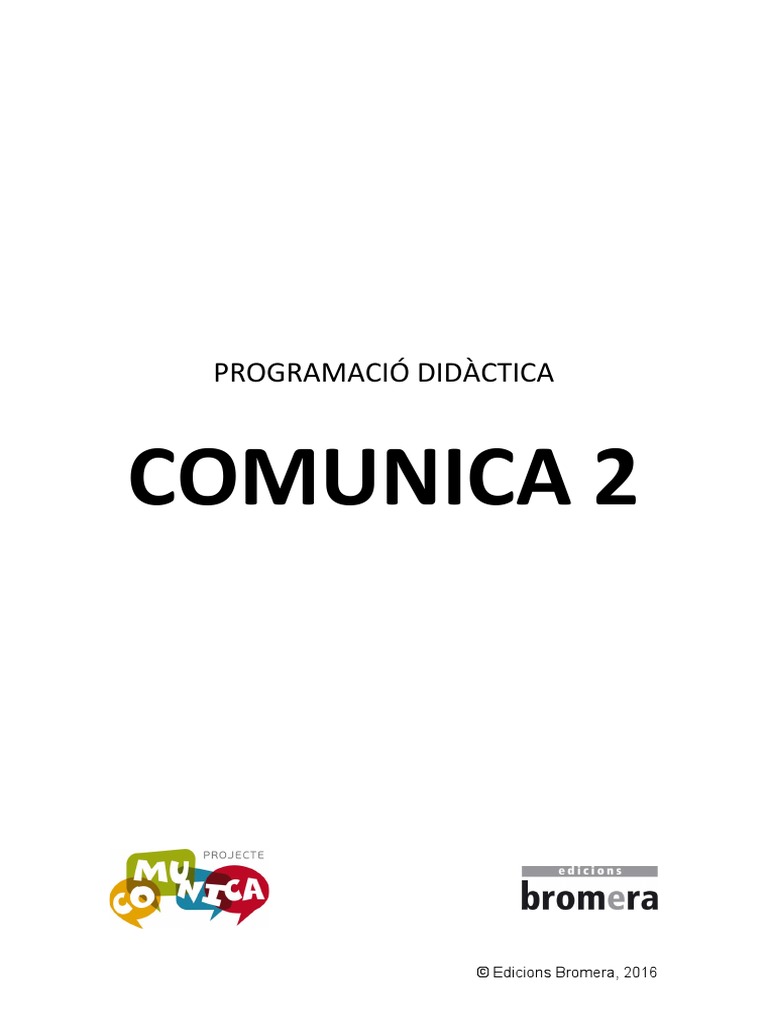 Programació didàctica | PDF