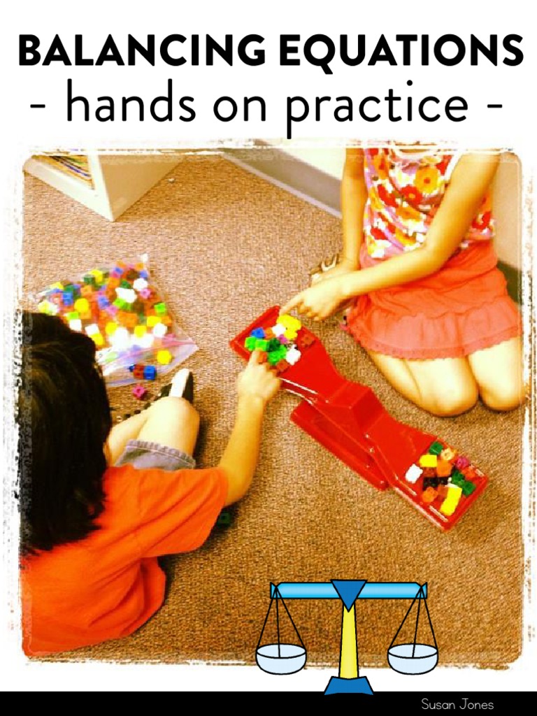Hands-On Balancing Equations Practice | PDF | Mathematics