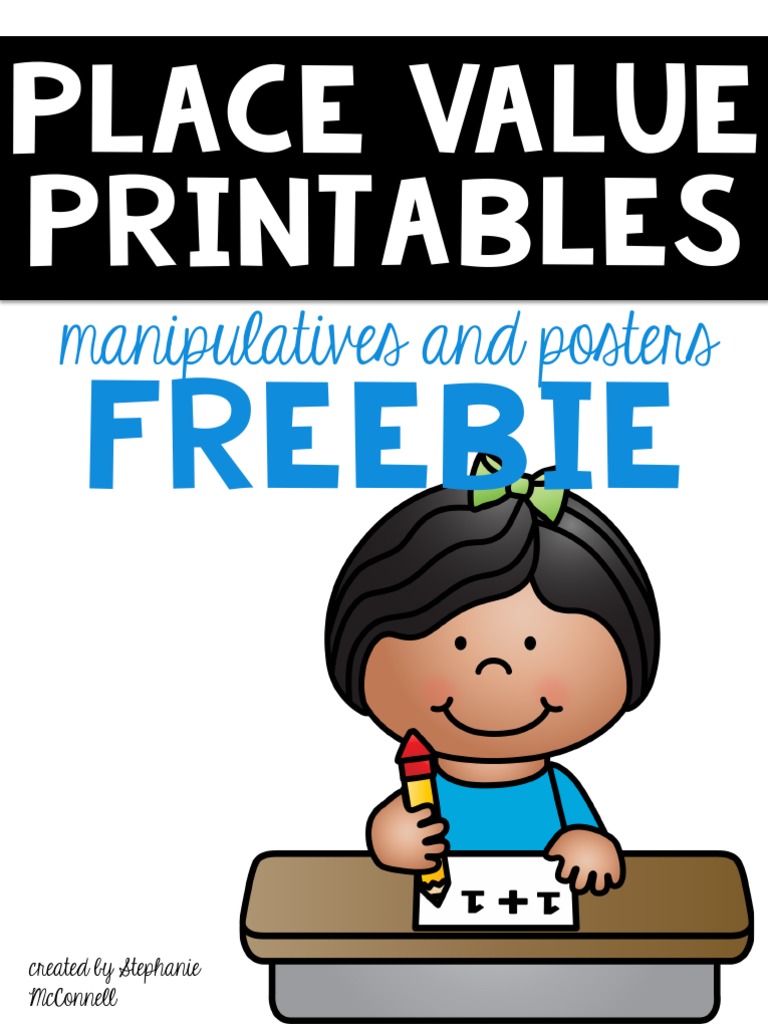 Manipulatives and Posters: Freebie | PDF