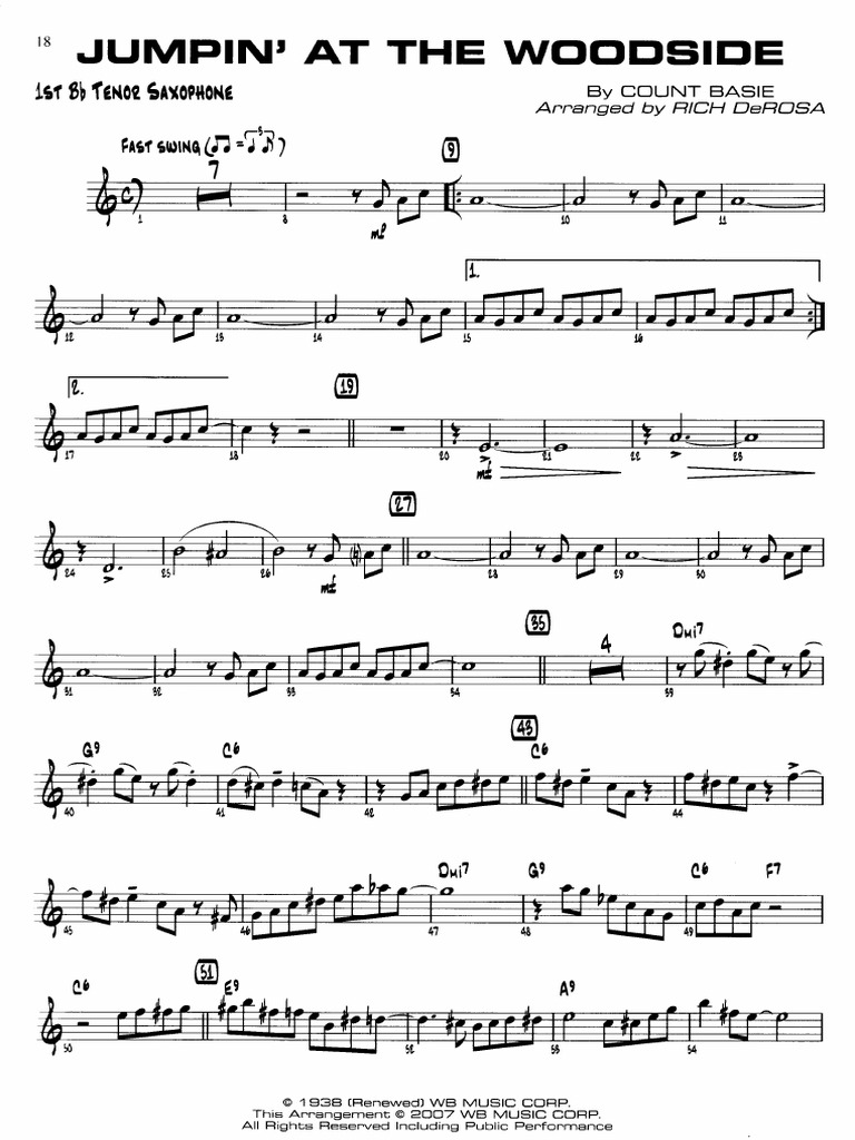 Tenor 1 (Jumpin at The Woodside | PDF
