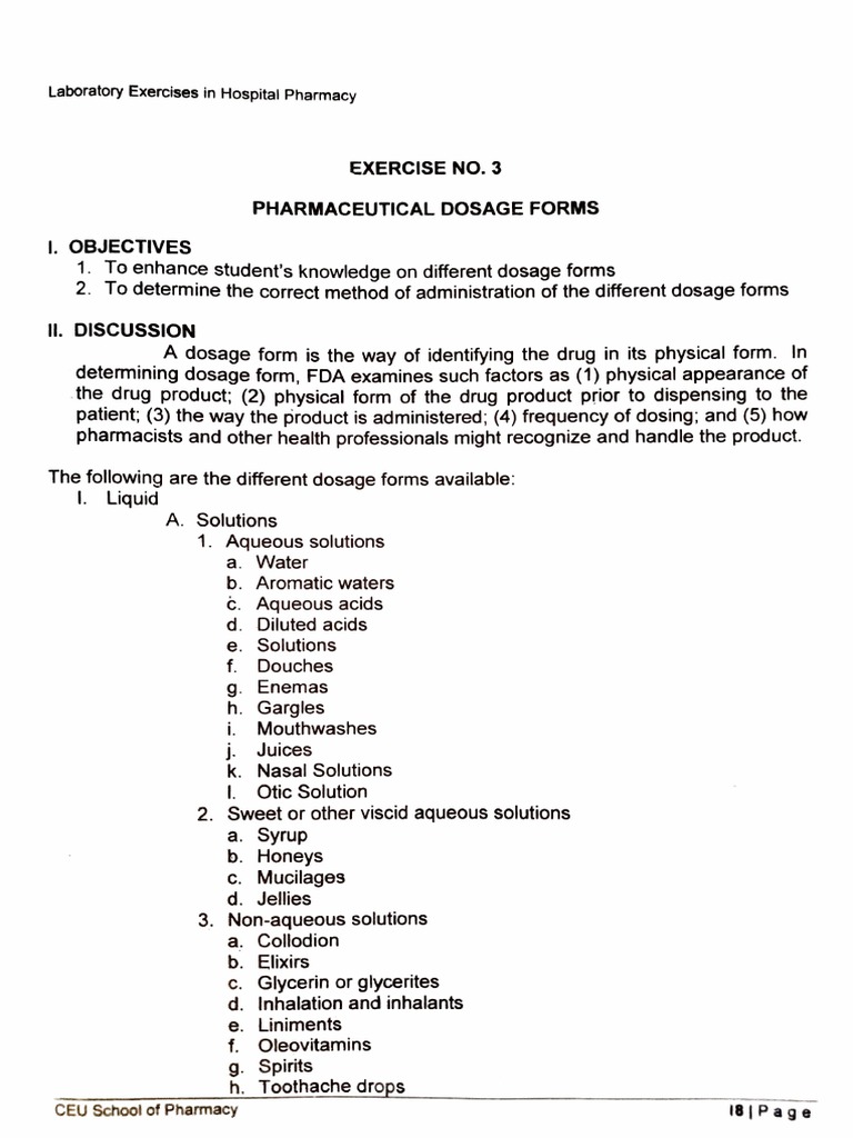 Pharmaceutical Dosage Forms Overview | PDF | Topical Medication ...