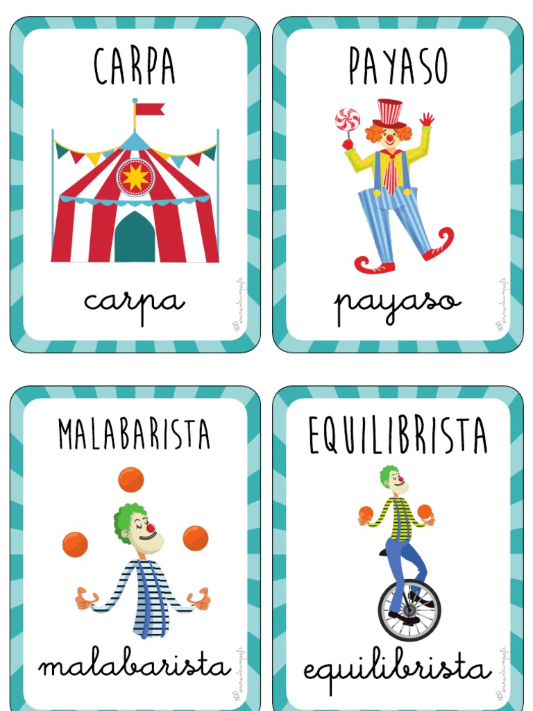 Flashcards Circo | PDF