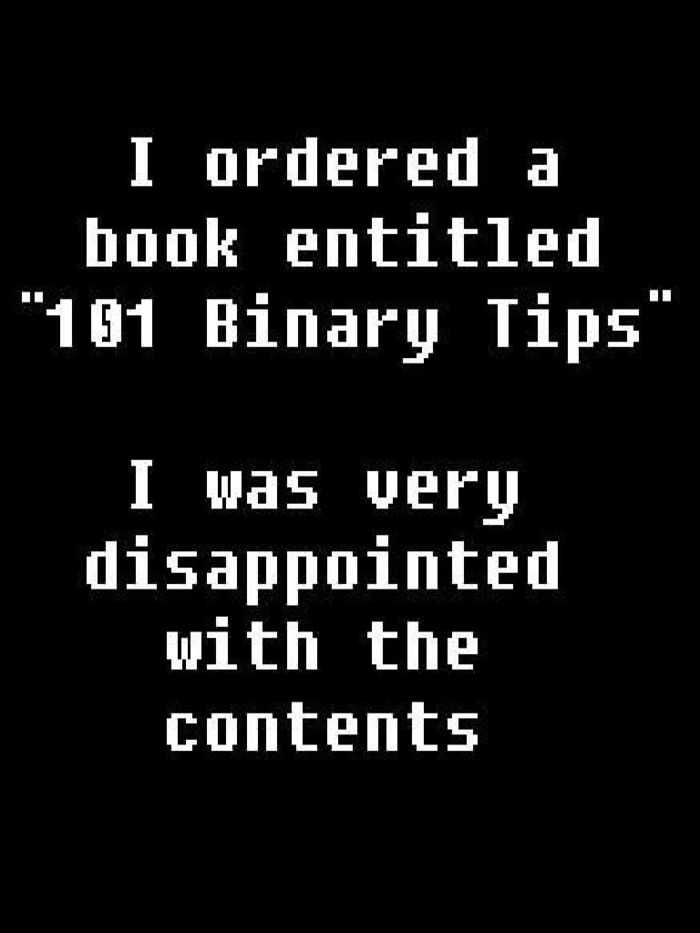 Binary Joke | PDF