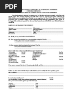 Food Handlers Medical Form | PDF