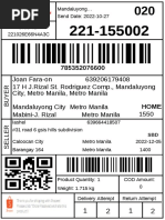 Sample JNT Waybill | PDF