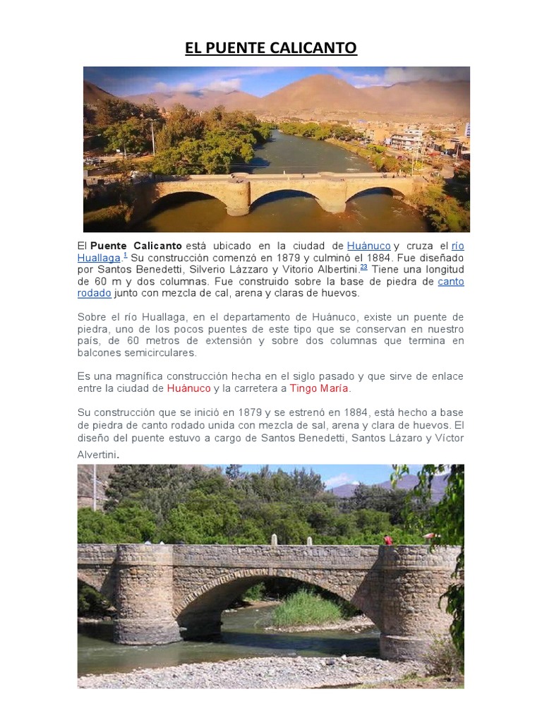 EL PUENTE CALICANTO | PDF