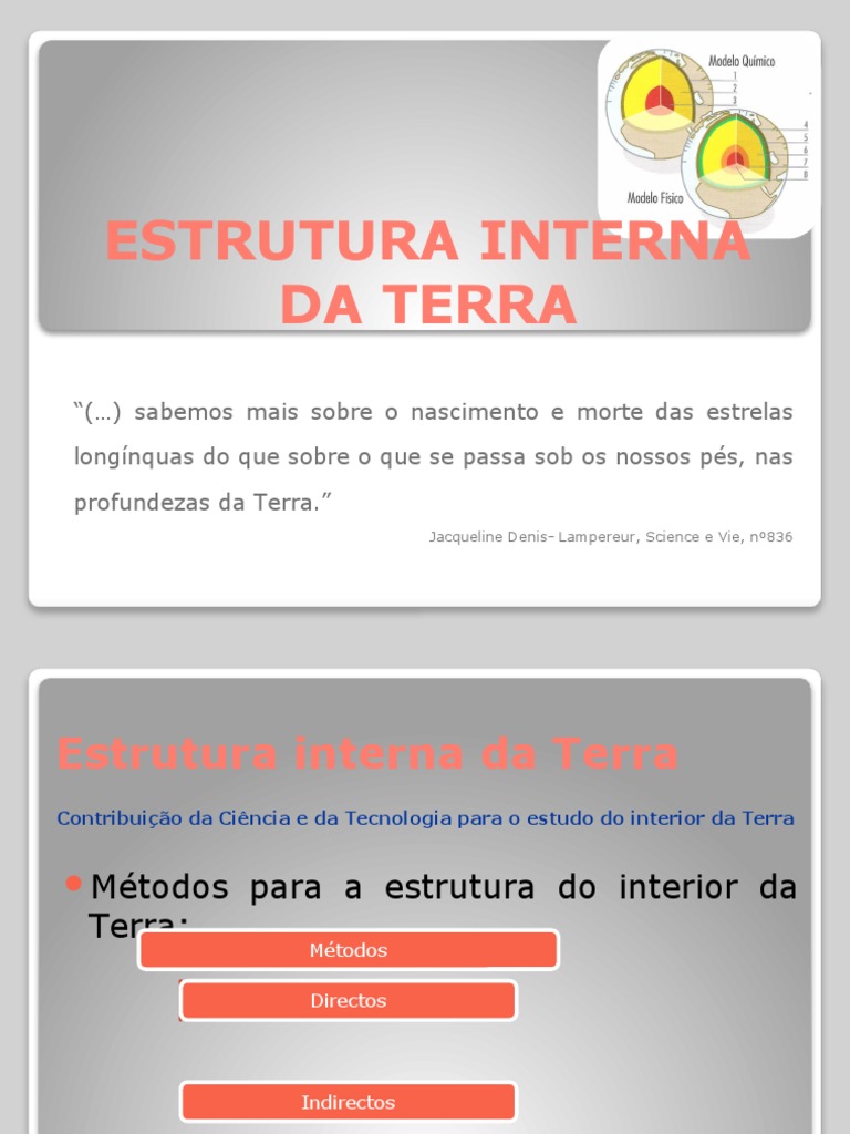 Estrutura Interna Da Terra | PDF | Crosta (Geologia) | Terra