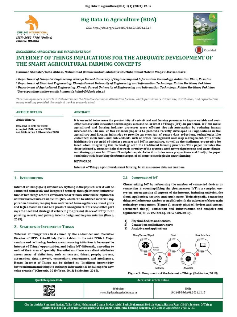 IoT Paper Big Data | PDF | Internet Of Things | Wireless Sensor Network