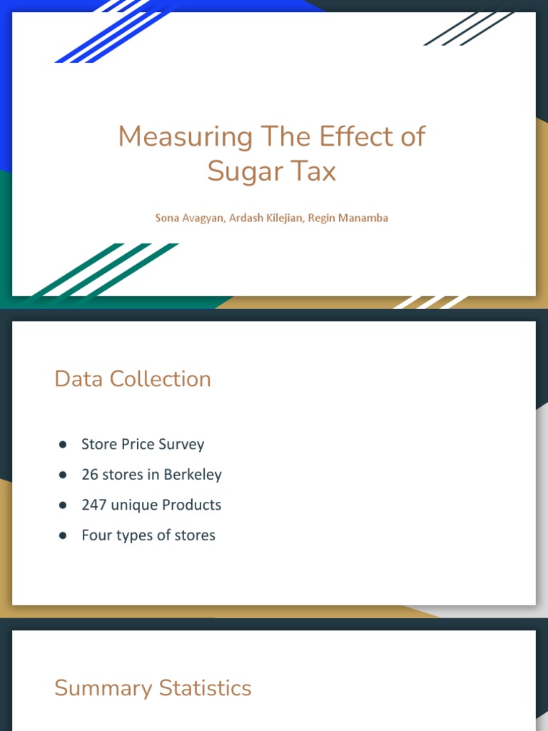 Sugar Tax Impact Analysis | PDF | Business