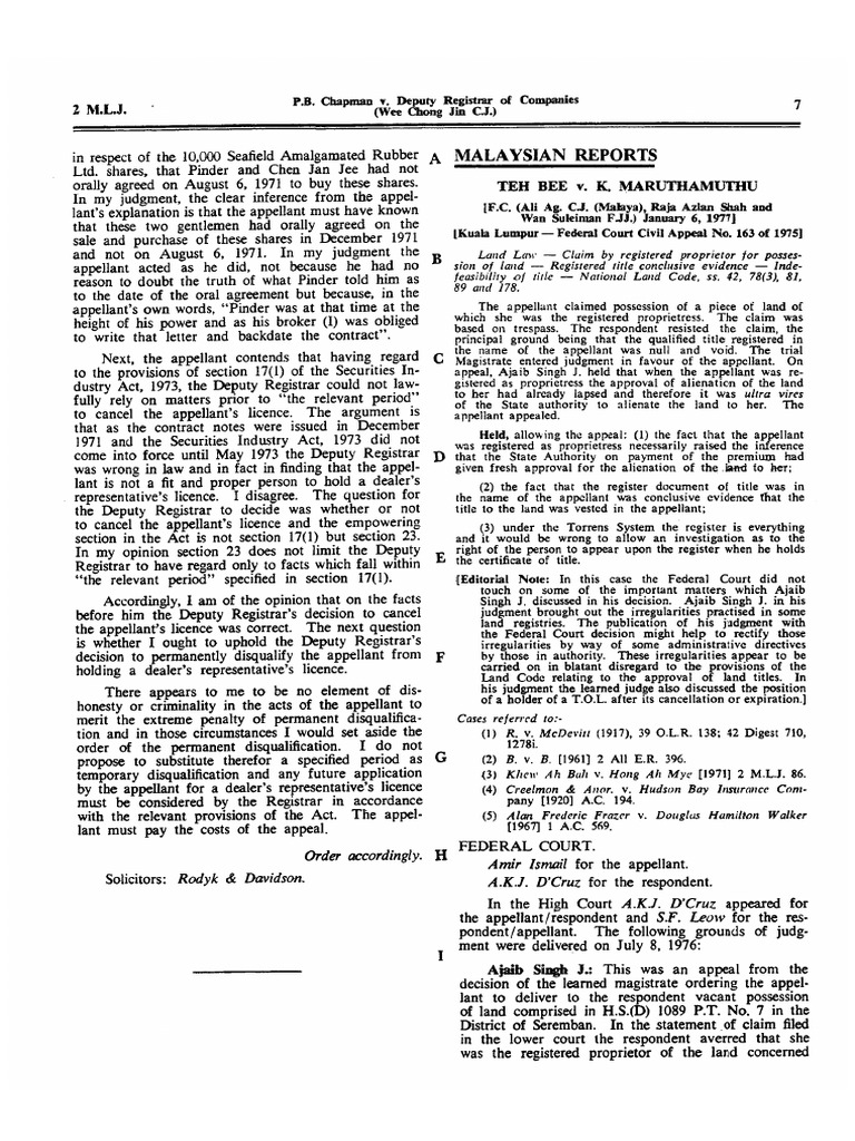 Teh Bee V K Maruthamuthu | PDF