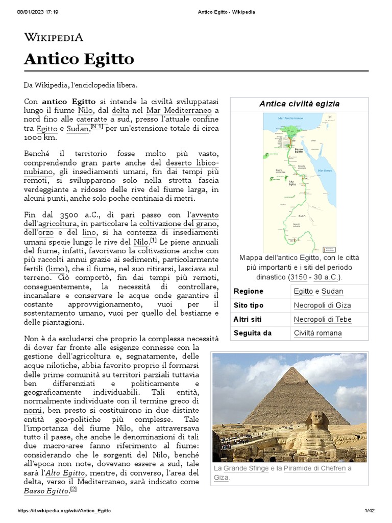 Antico Egitto | PDF