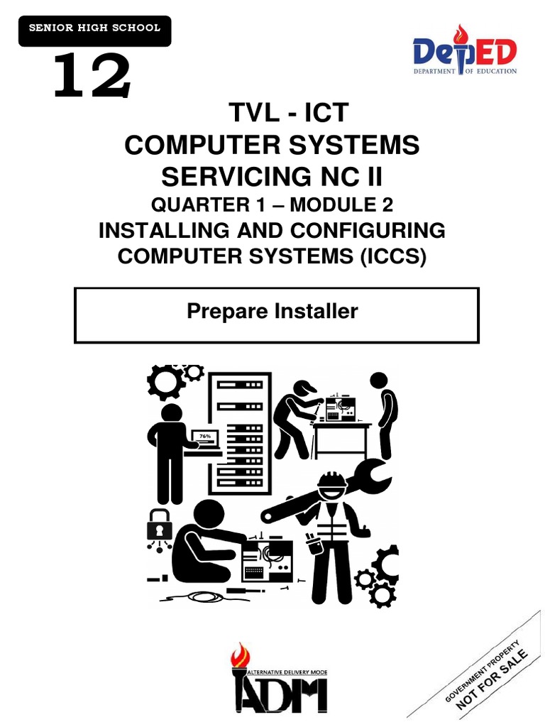 TVL Ict CSS 12 Coc1 Q1 M1 Lo2 W3&4 | PDF | Usb Flash Drive | Booting