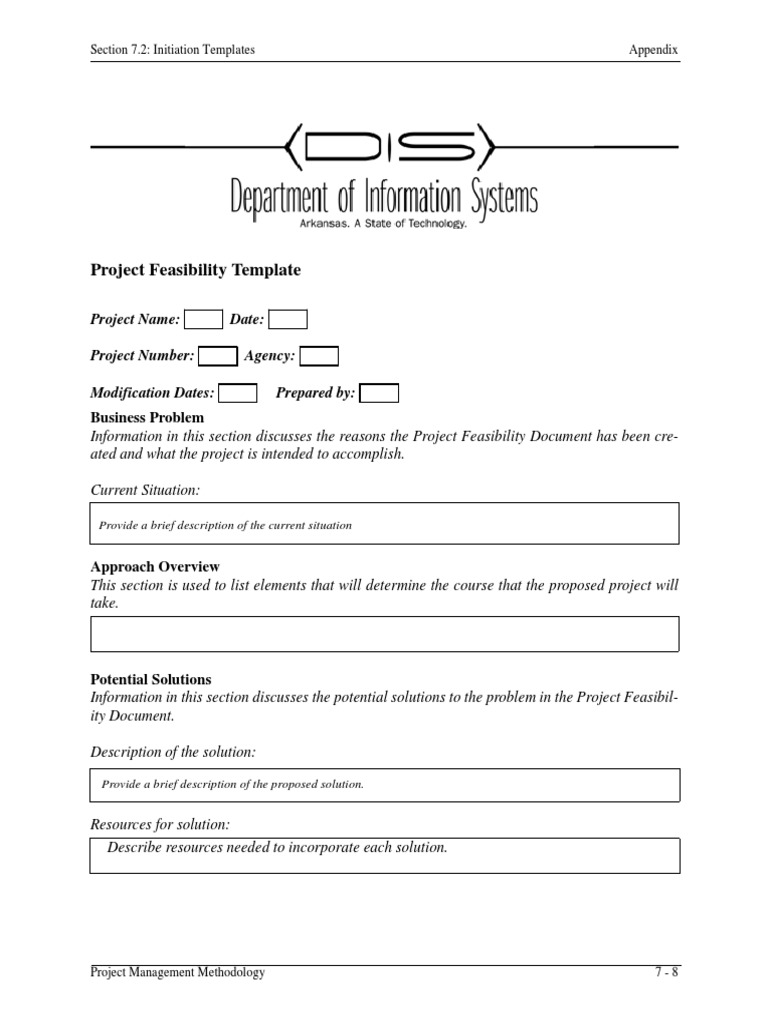 11-Project Feasibility Template | PDF