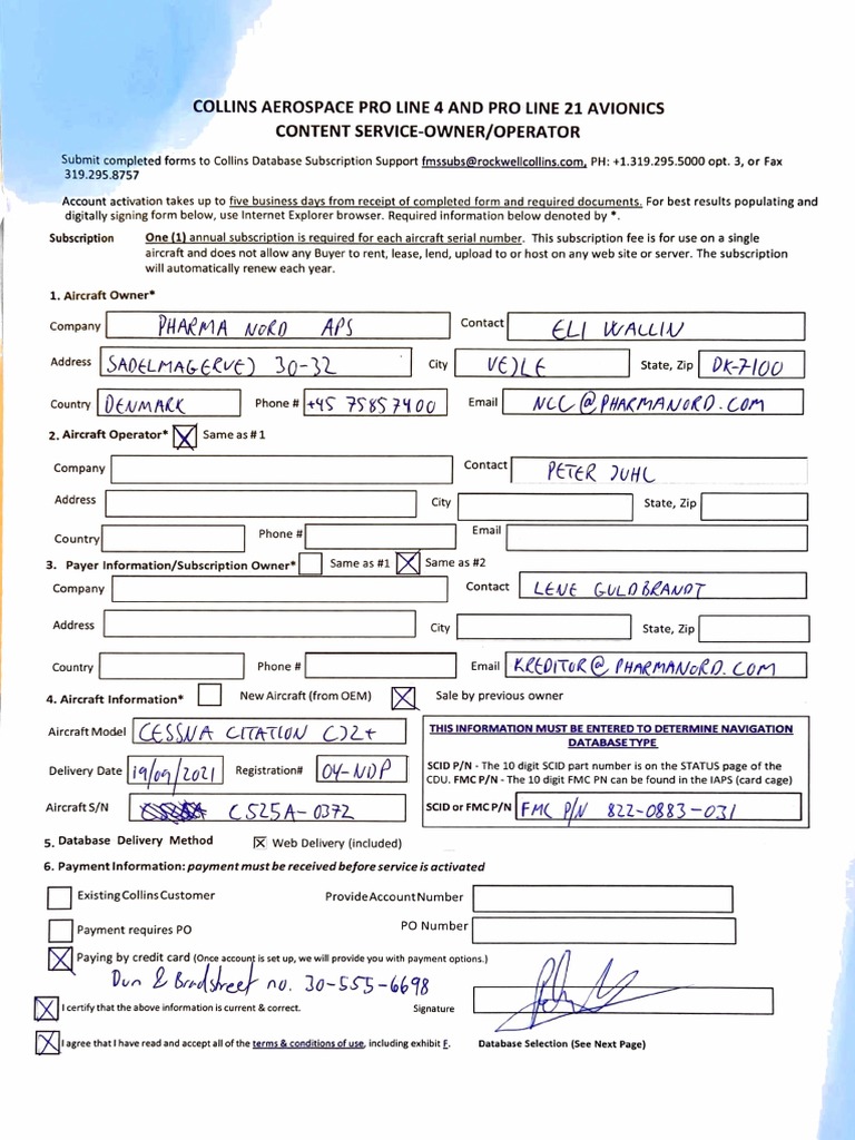 Collins FMS Database | PDF