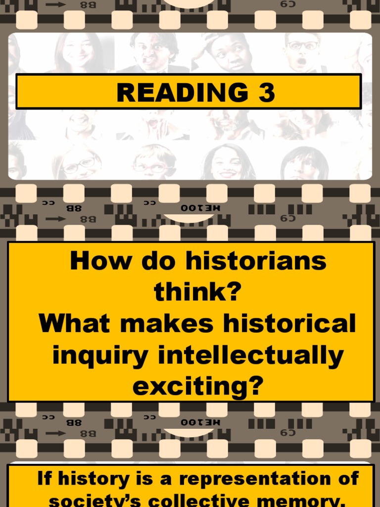 Reading 3 | PDF | Historian | Historiography