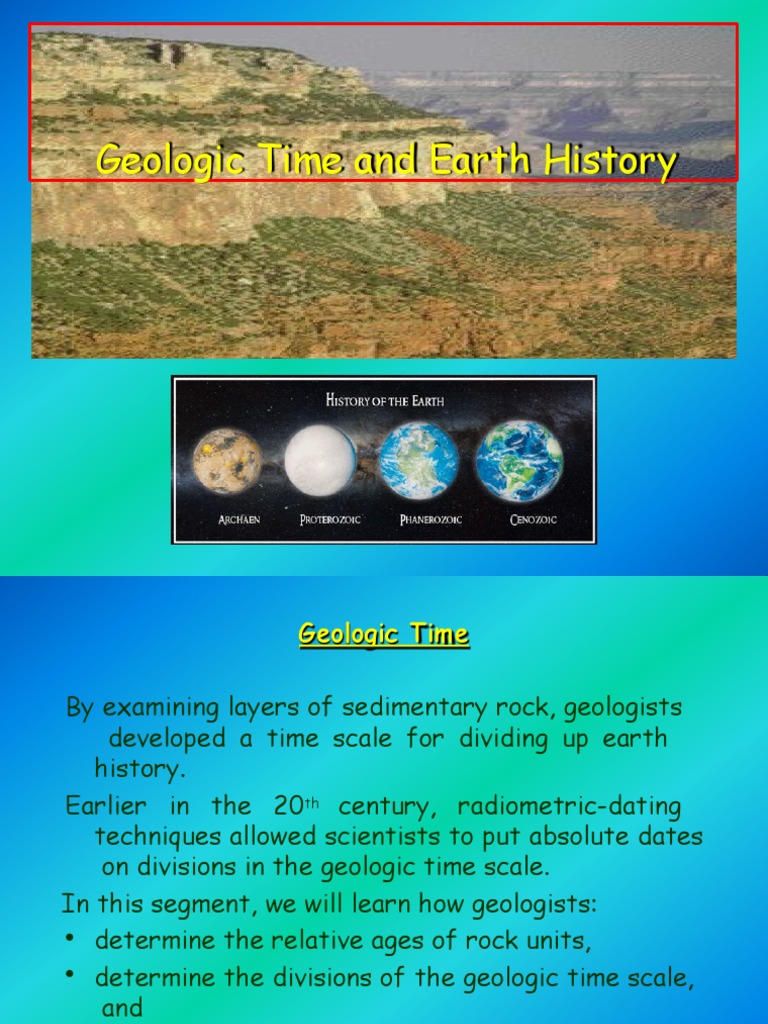 Geo Time | PDF | Geologic Time Scale | Geology