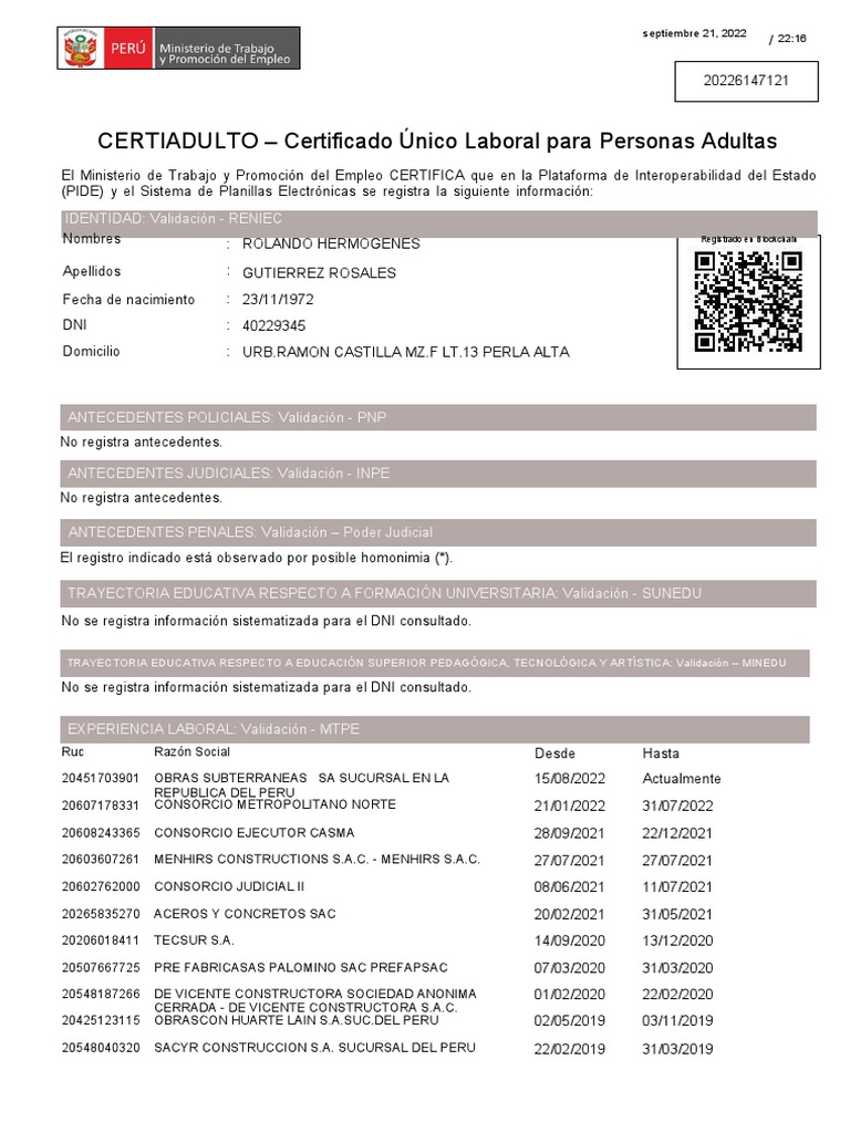 Certi Joven Amigo de Chuqui | PDF