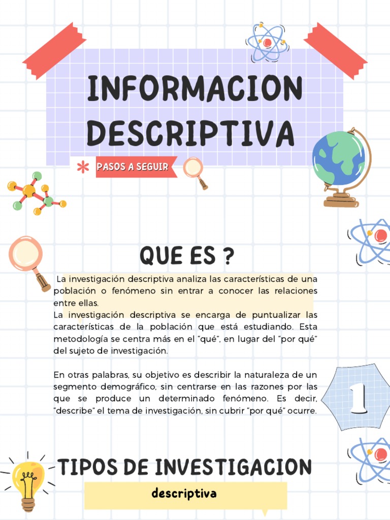 Informacion Descriptiva | PDF | Investigación de mercado | Cognición