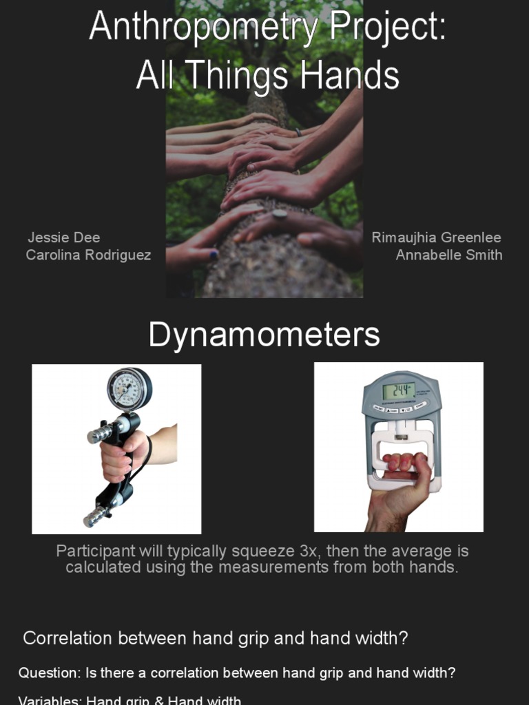 Anthropometry Project Pdf P Value Student S T Test