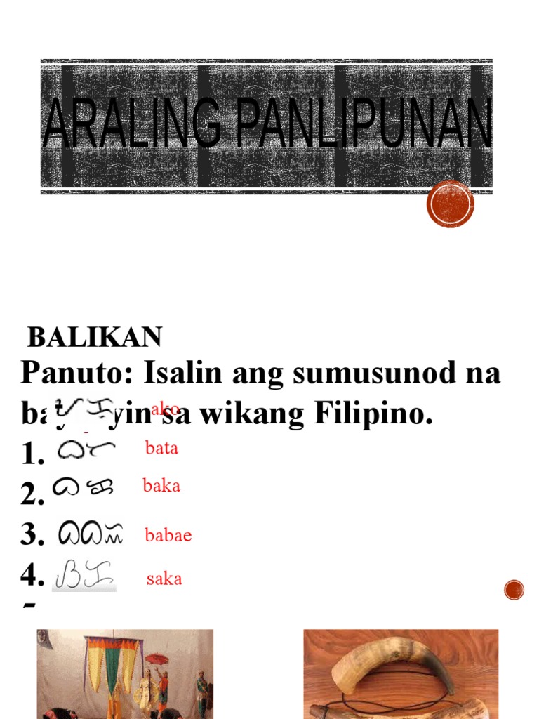 Kontribusyon NG Sinaunang Kabihasnang Pilipino (Sining) | PDF