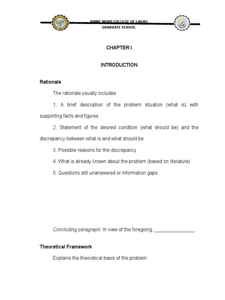 1 Chapter-1 | PDF | Theory | Conceptual Framework