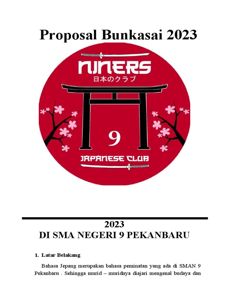 Proposal Japanese Day 2021 Salinan | PDF