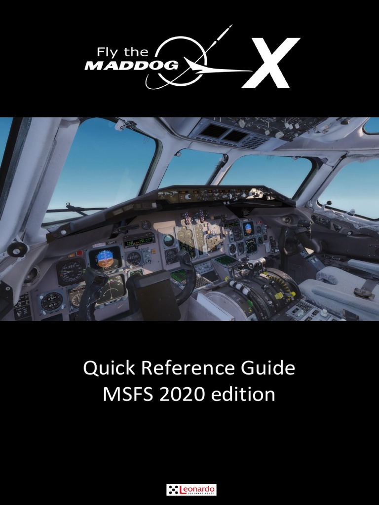 Fly The Maddog X Quick Guide MSFS 2020 | Download Free PDF | Flight ...