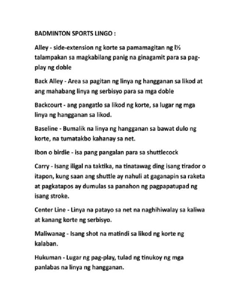 Badminton Sports Article | PDF | Sports | Student Sport