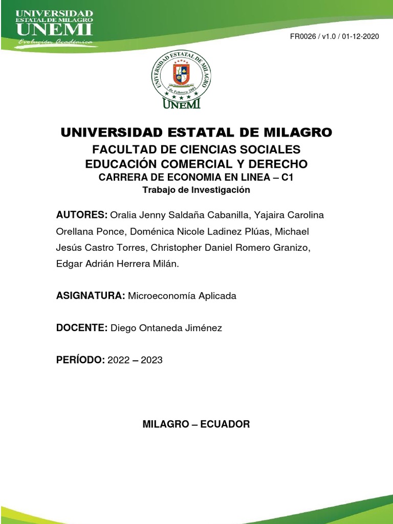 Tarea Micro Aplicada Segundo Parcial | PDF