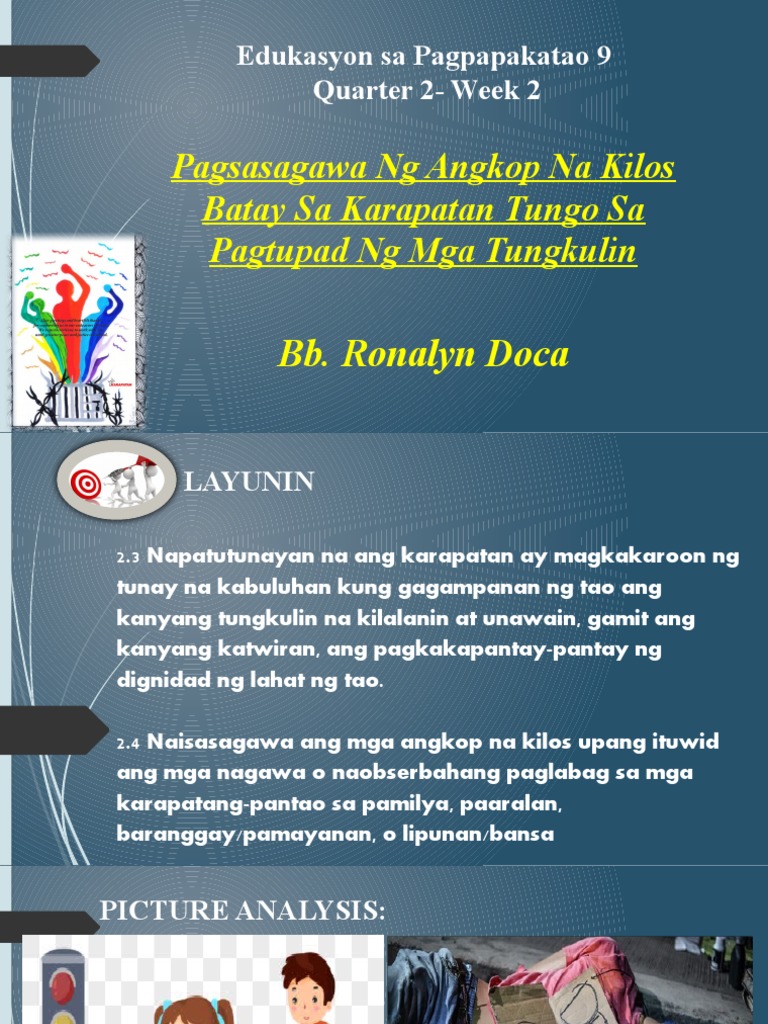 Esp Quarter 2-Week 2 | PDF