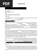 Study Permit Extension Letter of Explanation Template | PDF | Cultural ...