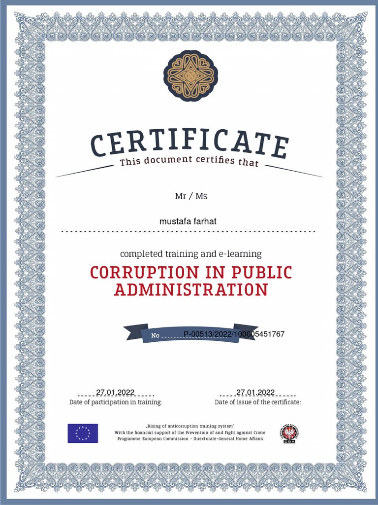 Corruption in Public Administration | PDF