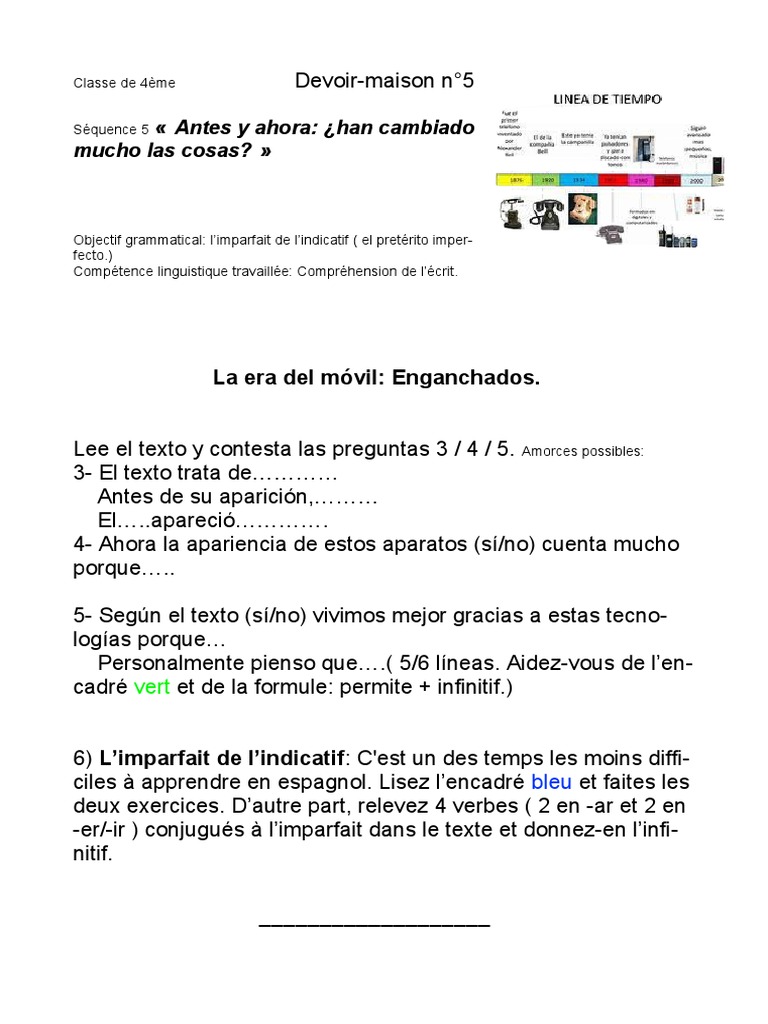 Devoir Maison 5 4ème Pdf