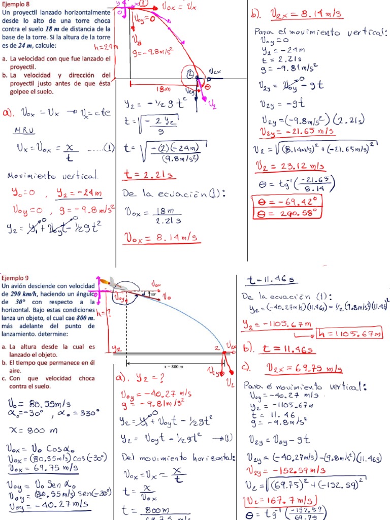 02 - Movimiento en 2 Dimensiones | PDF