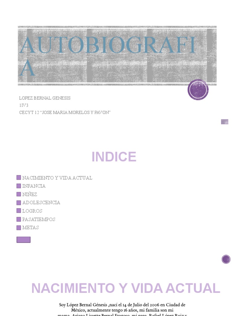 D3 A6 Bio Lopez Genesis | PDF