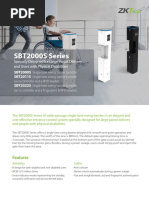 SBTL300: Single Lane Swing Barrier Turnstile | PDF | Access Control ...