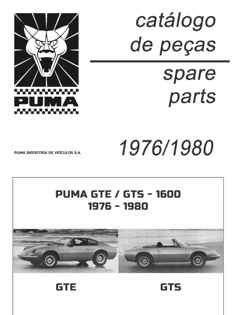 Catálogo de Peças Puma 76-80 | PDF