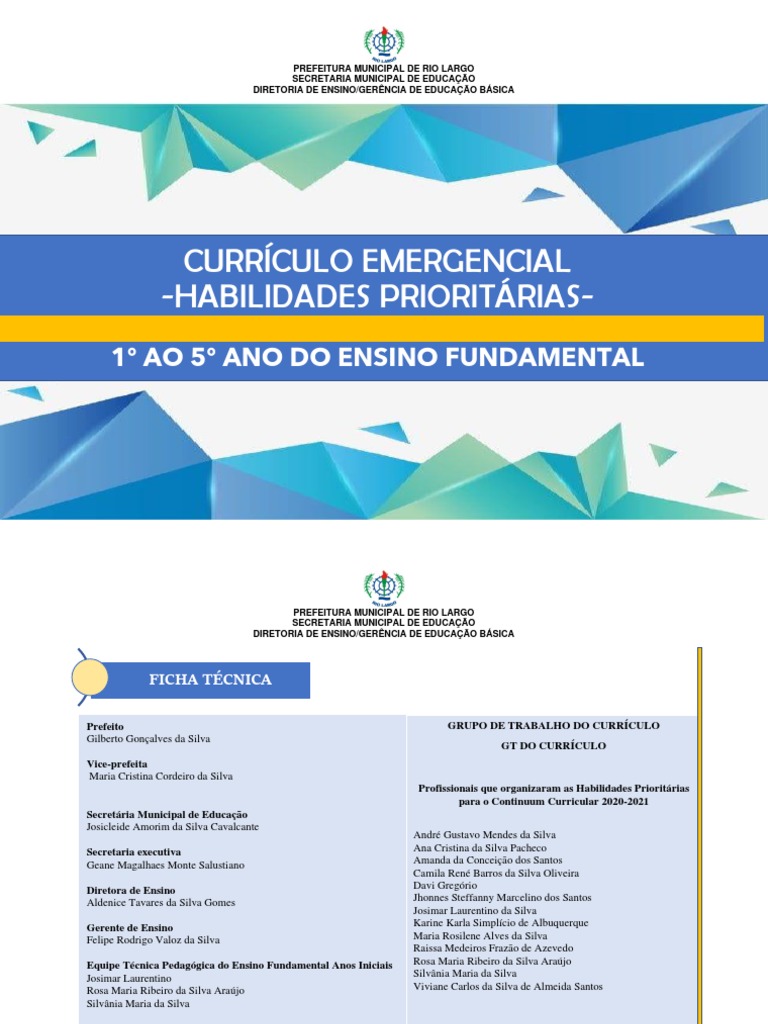 RL - Habilidades Prioritárias | PDF | Alfabetização | Sílaba